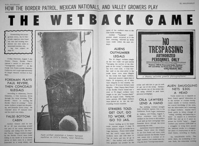 "The Wetback Game: El Juego de los Mojadas/os"